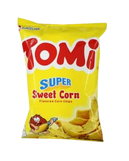 Tomi Super Sweet Corn Flavored Corn Chips 110 g