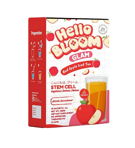 Hello Bloom Glam Red Apple Iced Tea 10 sachets